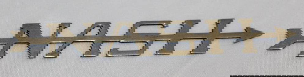 Nash Motor Car Co Radiator Emblem Script