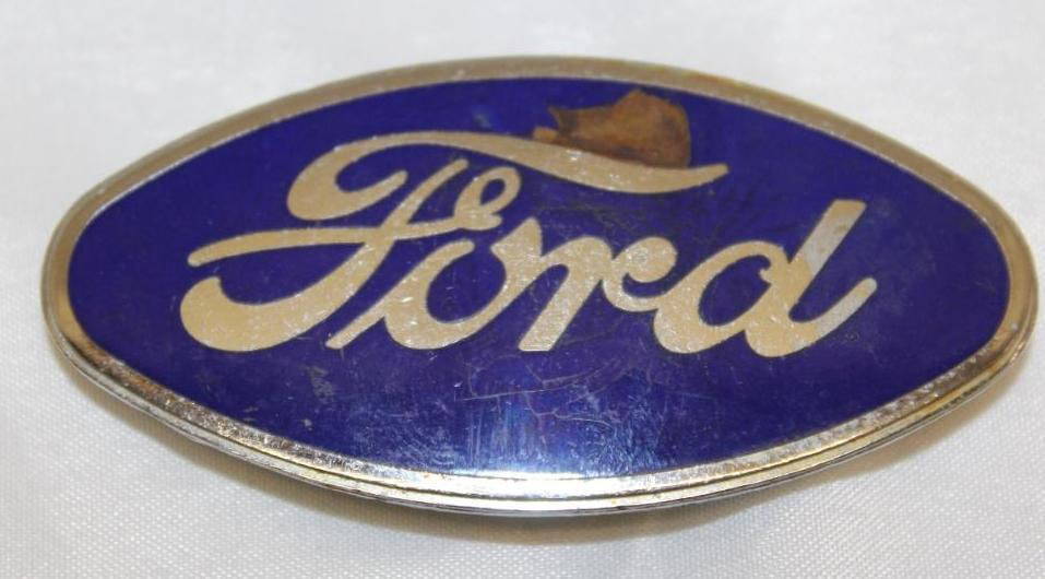 1927-1928 Ford Motor Car Co Model A Radiator Emblem Badge Auction