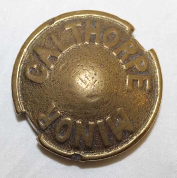 1910s Calthorpe Minor Brass Threaded Hubcap Auction
