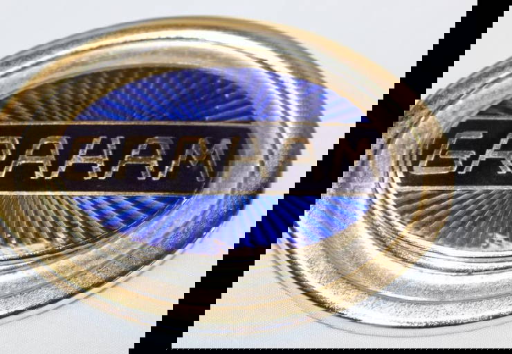 1934 Graham Paige Luggage Rack Emblem Badge