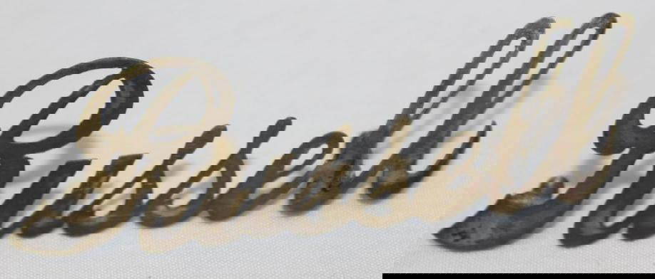 Russell Motor Car Co Brass Radiator Emblem Script Auction