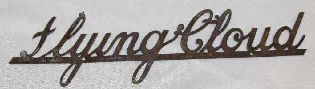 Reo Flying Cloud Radiator Emblem Script Auction