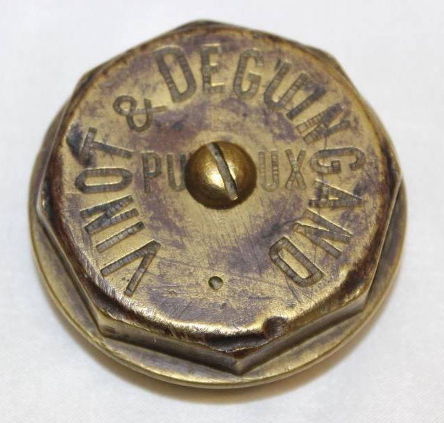 Brass Vinot And Deguingand Threaded Hubcap Auction