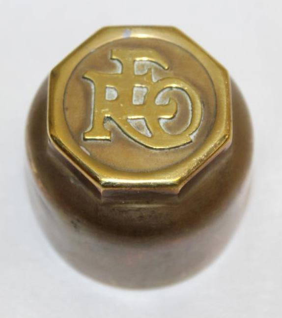 1910s Brass Reo Threaded Hubcap Auction