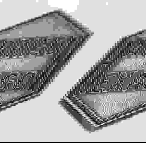 1920's Harrison Hexagon Radiator Emblem Badge Auction