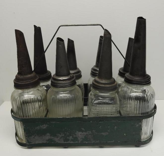 Generic Quart Oil Bottle Rack