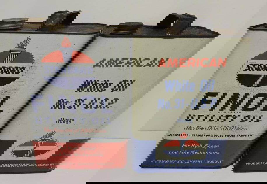 Standard Finol And American Gallon Cans Auction