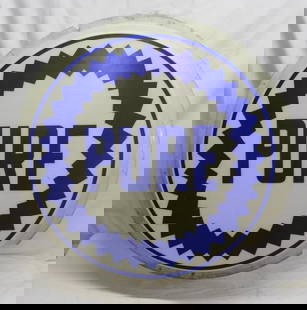 Large Pure Round Plastic Advertising Sign Face