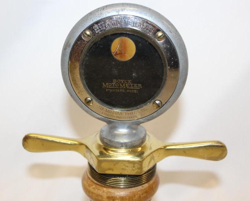 Boyce Moto Meter With Brass Radiator Cap Auction