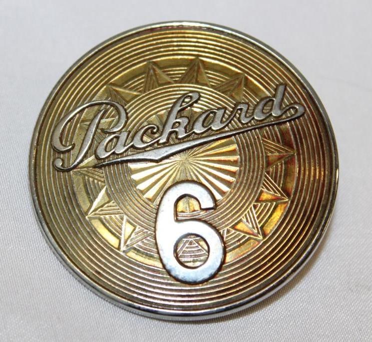 1939 Packard 6 Radiator Emblem Badge Auction