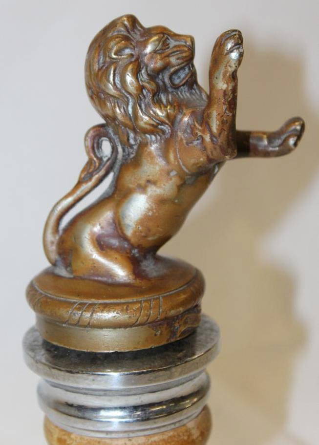 1925-1928 Franklin Lion Radiator Mascot Hood Ornament Auction
