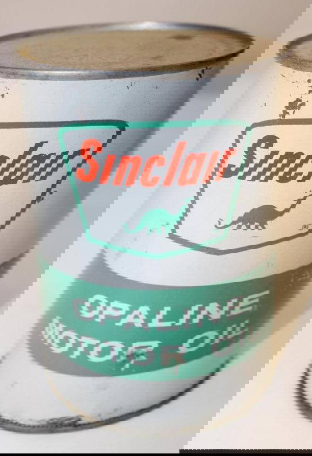 Sinclair Opaline Metal One Quart Oil Can Auction