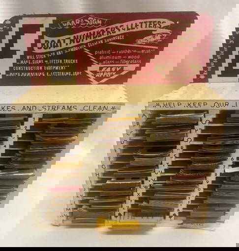 Boat Numbers & Letters Display