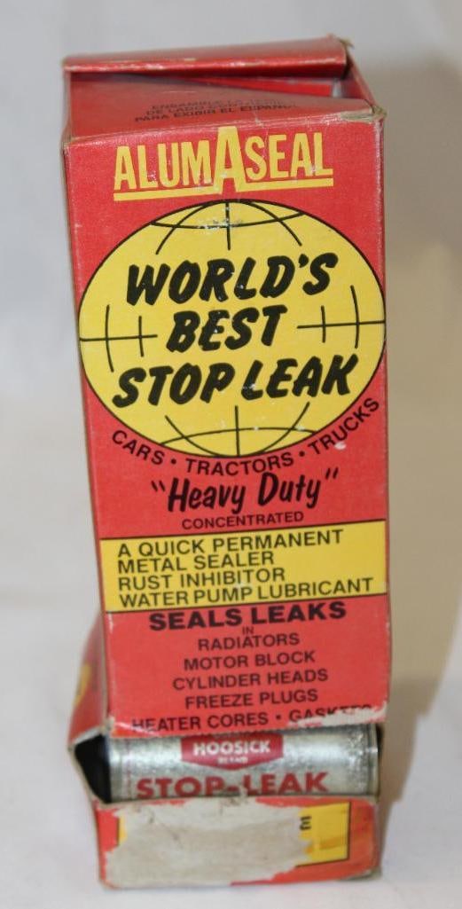 Nos Aluma-seal Radiator Stop Leak Countertop Display Auction