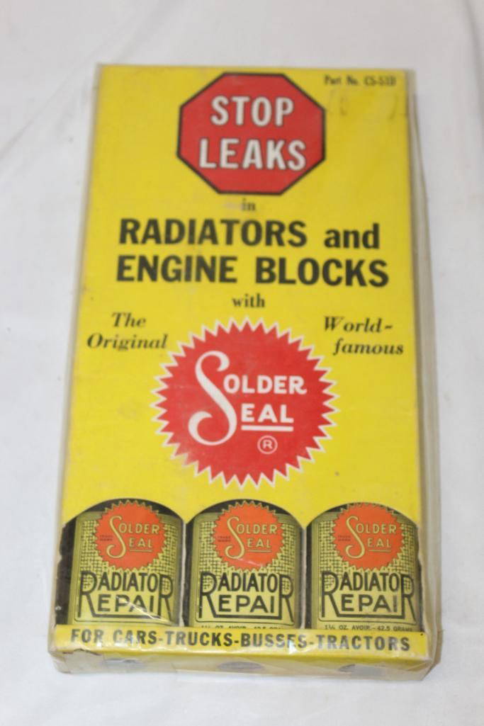 Solder Seal Radiator Repair Countertop Advertising Display Auction