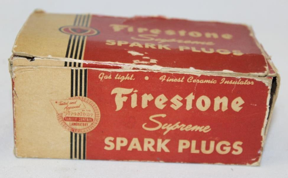 Firestone Spark Plug Countertop Advertising Display Auction