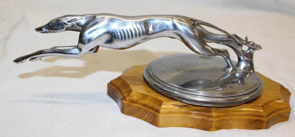 1934-1937 Lincoln Greyhound Radiator Mascot Hood Ornament Auction
