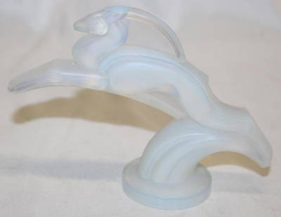 Frosted Glass Lalique Chrysis Radiator Mascot Hood Ornament Auction