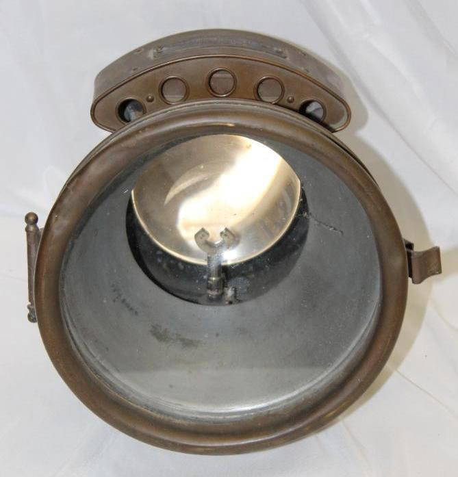 Brass Solar Badger Carbide Headlight Auction