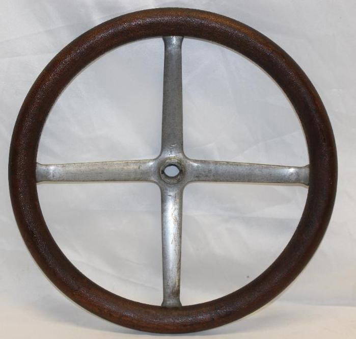 1910's-1920's Wood Rim Automobile Steering Wheel Auction