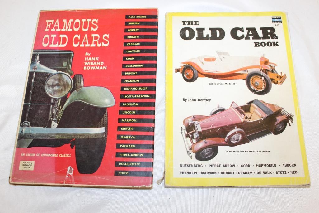 Group Of Two 1953 & 1957 & Famous Old Car Books Auction