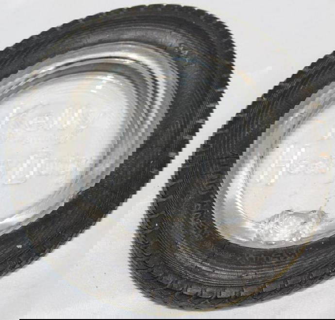 Kelly Springfield Advertising Tire Ashtray Auction