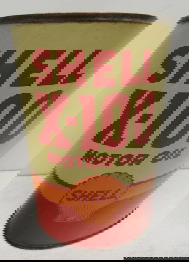 Shell X-100 Motor Oil Quart Can Auction