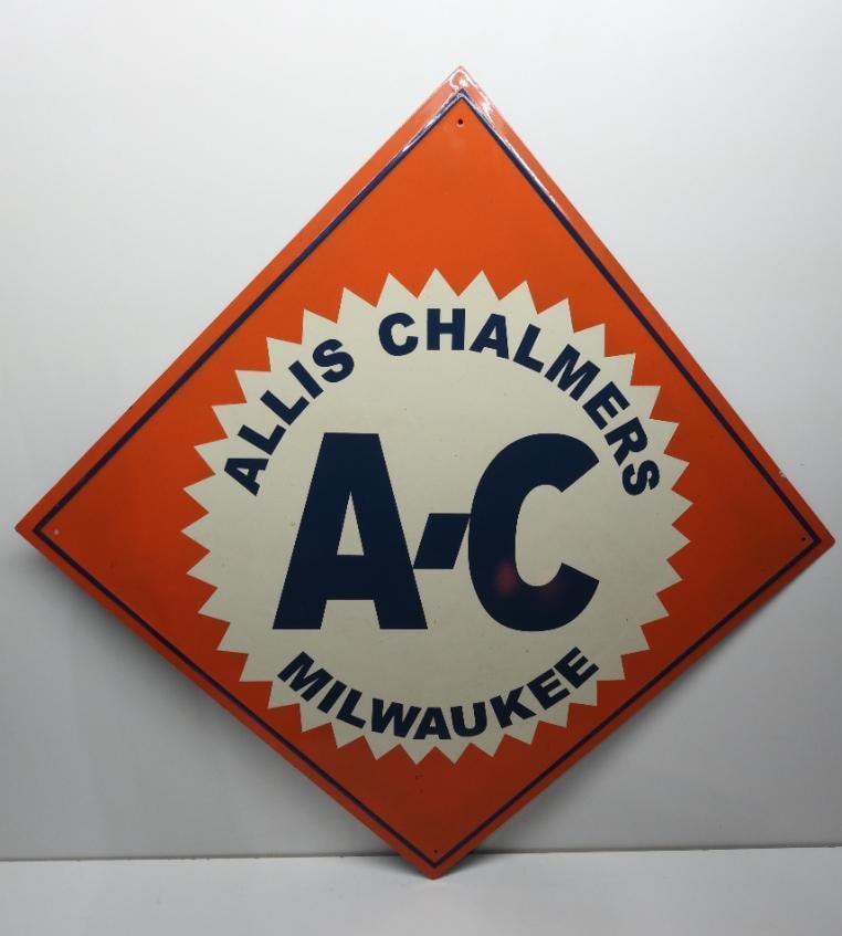 Allis Chalmers A-c Sign Auction