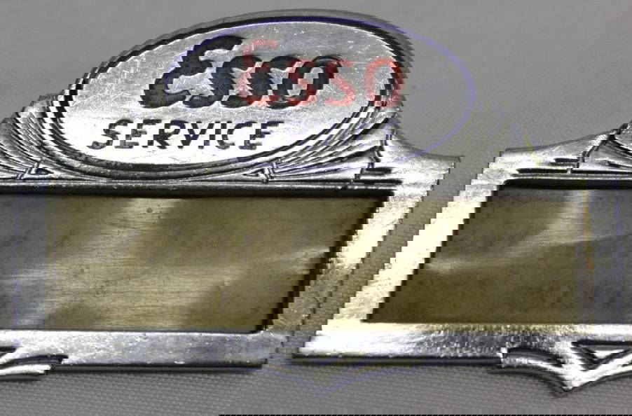 Esso Service Station Attendant Pin Badge Auction