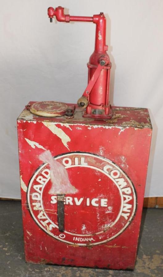 Standard Oil Of Indiana Service Station Bulk Oil Lubester Auction