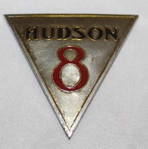 1935 Hudson 8 Radiator Emblem Badge Auction