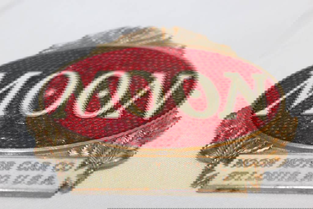 1921-1924 Moon Motor Car Co Radiator Emblem Badge Auction