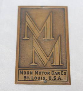 1921-1924 Moon Motor Car Co Radiator Emblem Badge Auction