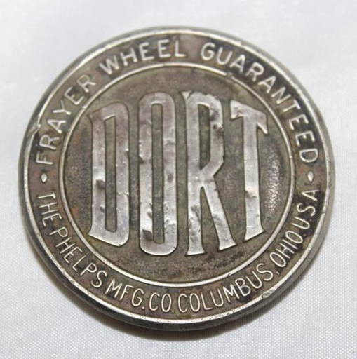 1915 1924 Dort Frayer Wire Wheel Hubcap Emblem Badge