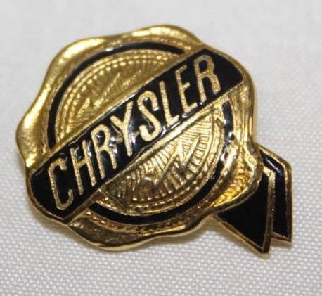 1928-1929 Chrysler Headlight Emblem Badge Auction