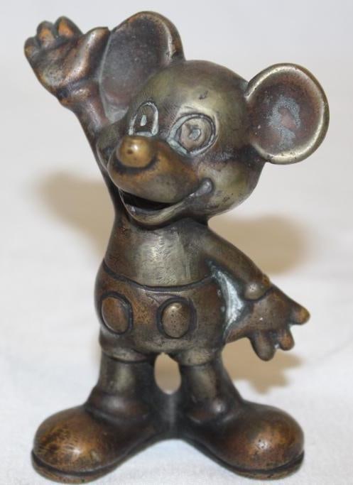 Mickey Mouse Waving Radiator Mascot Hood Ornament Auction