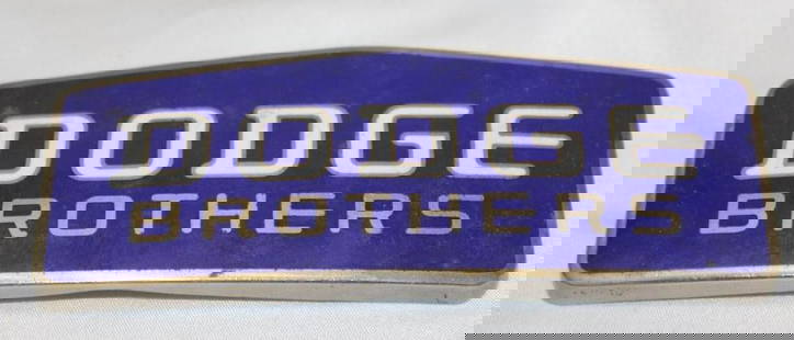 1930 1931 Dodge Brothers Heavy Duty Truck Radiator Emblem Badge