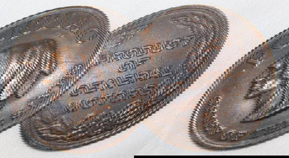 1925 1927 Pontiac Radiator Emblem Badge