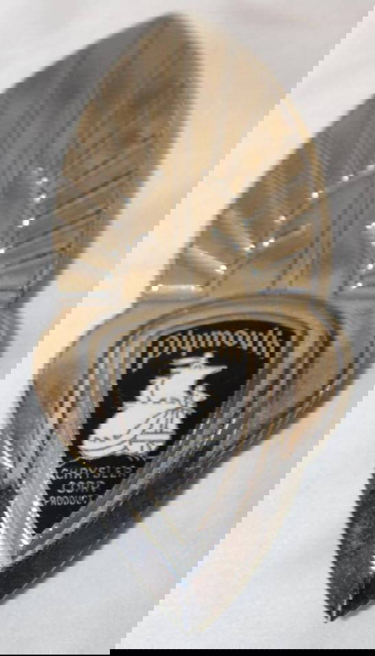 1937 Chrysler Plymouth Radiator Emblem Badge Auction