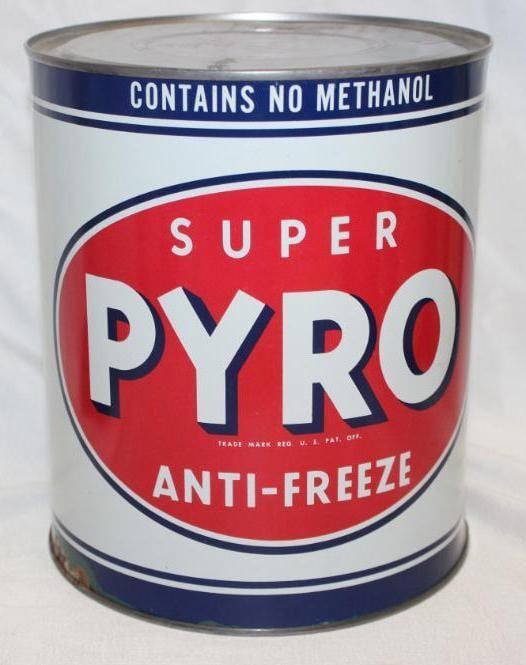 Super Pyro Antifreeze 1 Gallon Can Auction