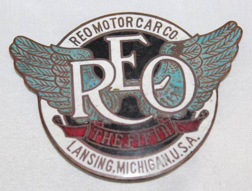 1912-1919 Reo The Fifth Radiator Emblem Badge Auction