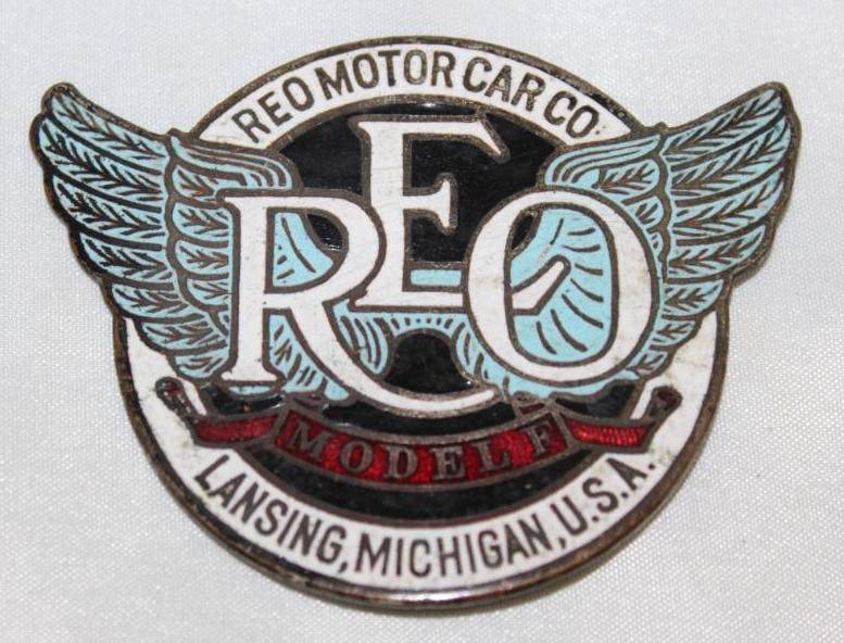 1916-1919 Reo Model F Radiator Emblem Badge Auction