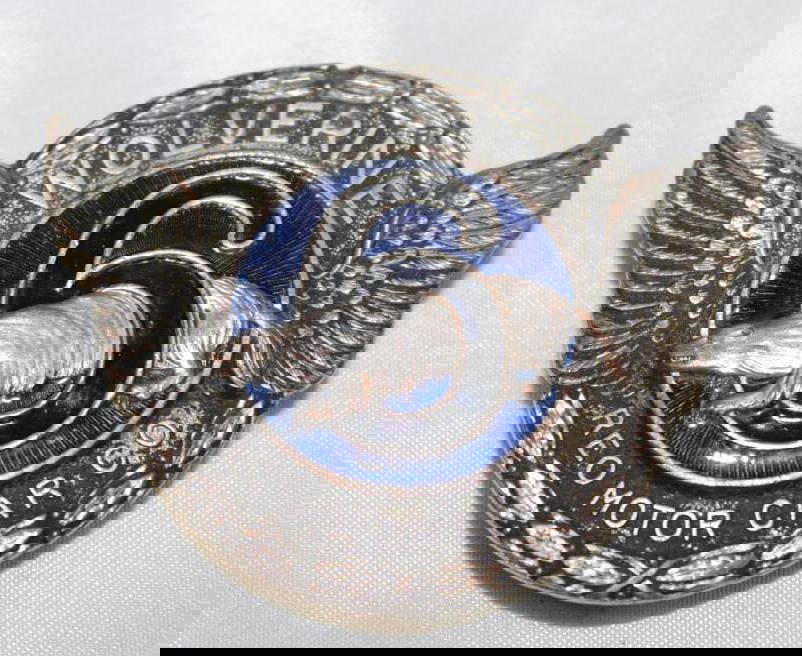 1927 Reo Wolverine 6 Radiator Emblem Badge Auction