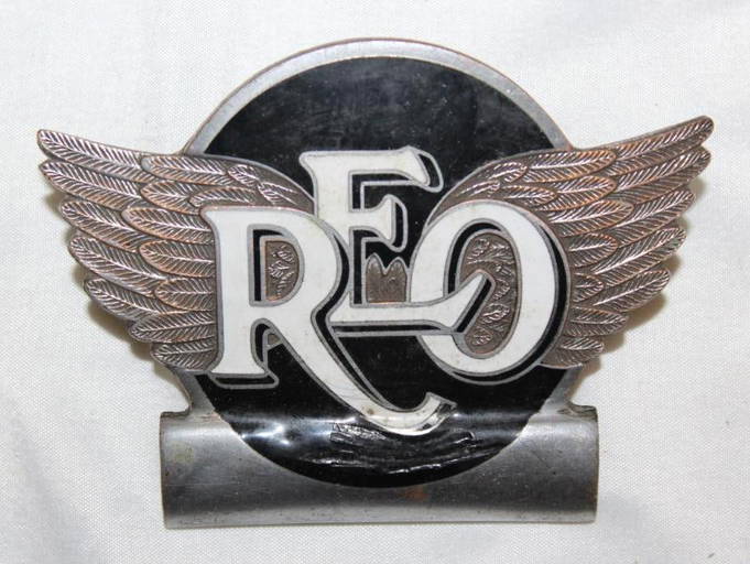 1930 Reo Commercial Vehicle Truck Radiator Emblem Badge