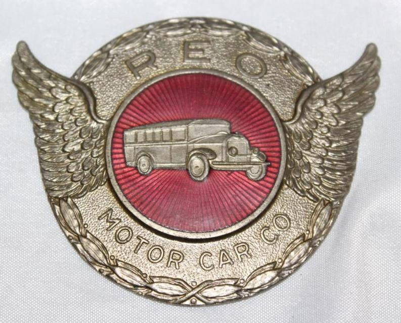 1927-1929 Reo Bus Radiator Emblem Badge Auction