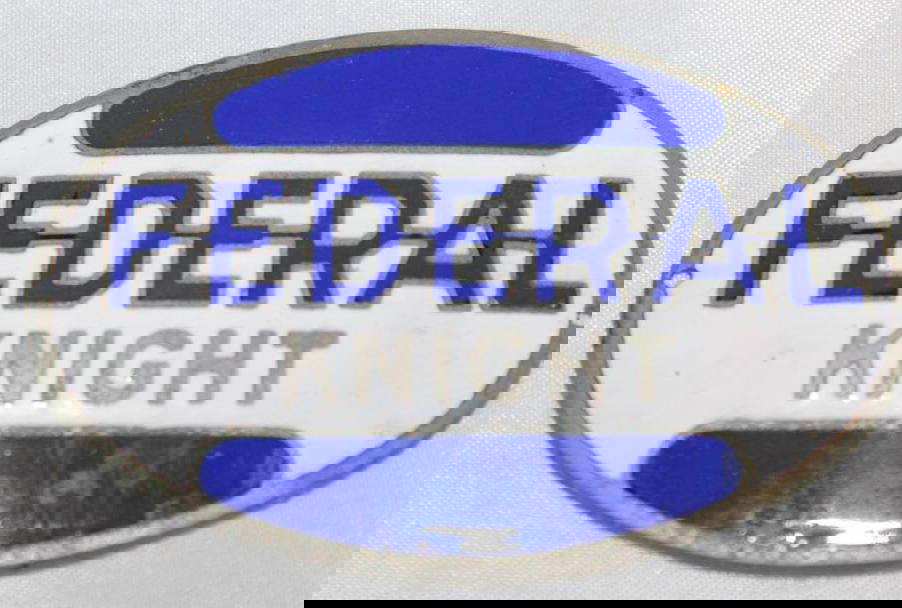 1924-1926 Federal Knight Truck Radiator Emblem Badge Auction