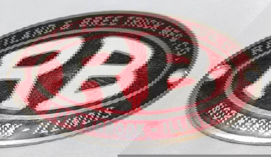 1920's Reiland And Bree Truck Radiator Emblem Badge