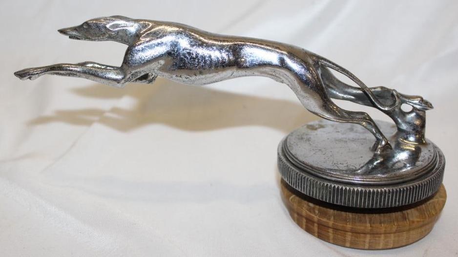 1932 Lincoln Greyhound Radiator Mascot Hood Ornament Auction