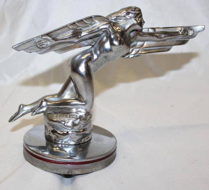 L'espace Winged Goddess Radiator Mascot Hood Ornament By Soudant Auction