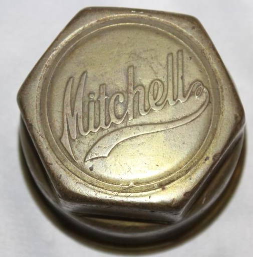 Mitchell Brass Threaded Automobile Hubcap